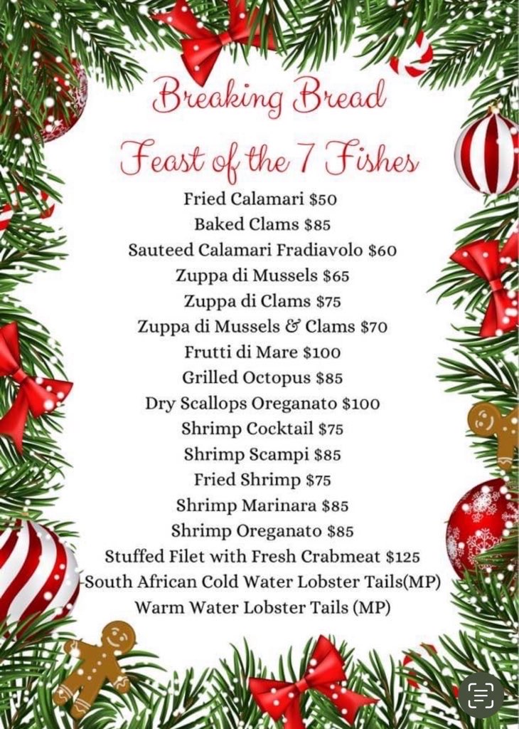 Breaking Bread | Serving Italian Cuisine @ 27 Seguine Ave Staten Island ...